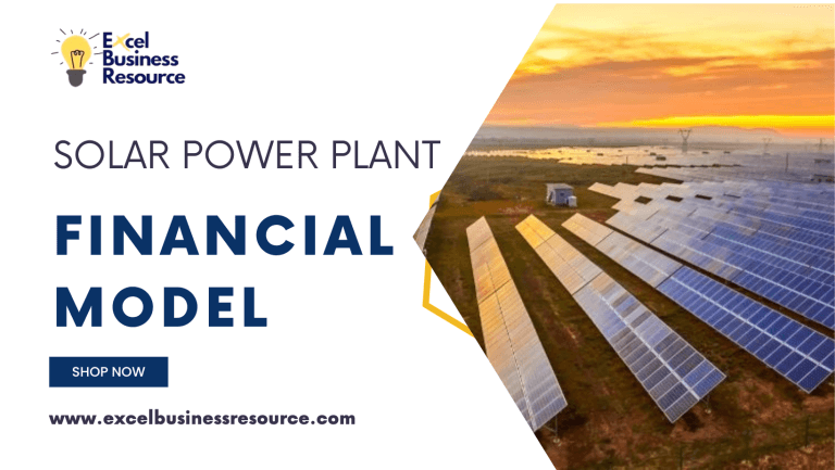 Solar Plant Financial Model Excel Template